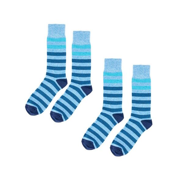 Perry Ellis | Accessories | Perry Ellis Light Blue Striped Dress Crew ...